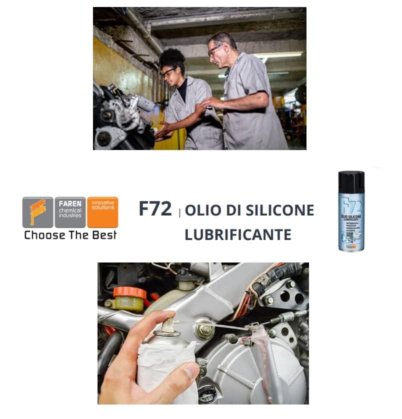 Spray Silicone FAREN F72 – Lubrifiant & Imperméabilisant Universel 400 ...