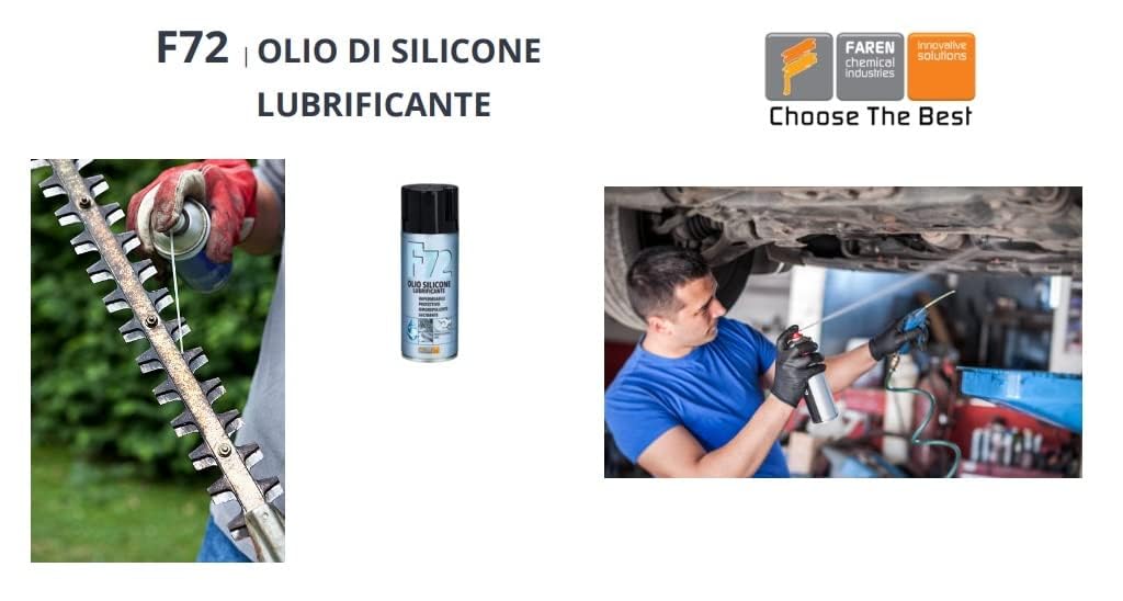 Spray Silicone FAREN F72 – Lubrifiant & Imperméabilisant Universel 400 ...
